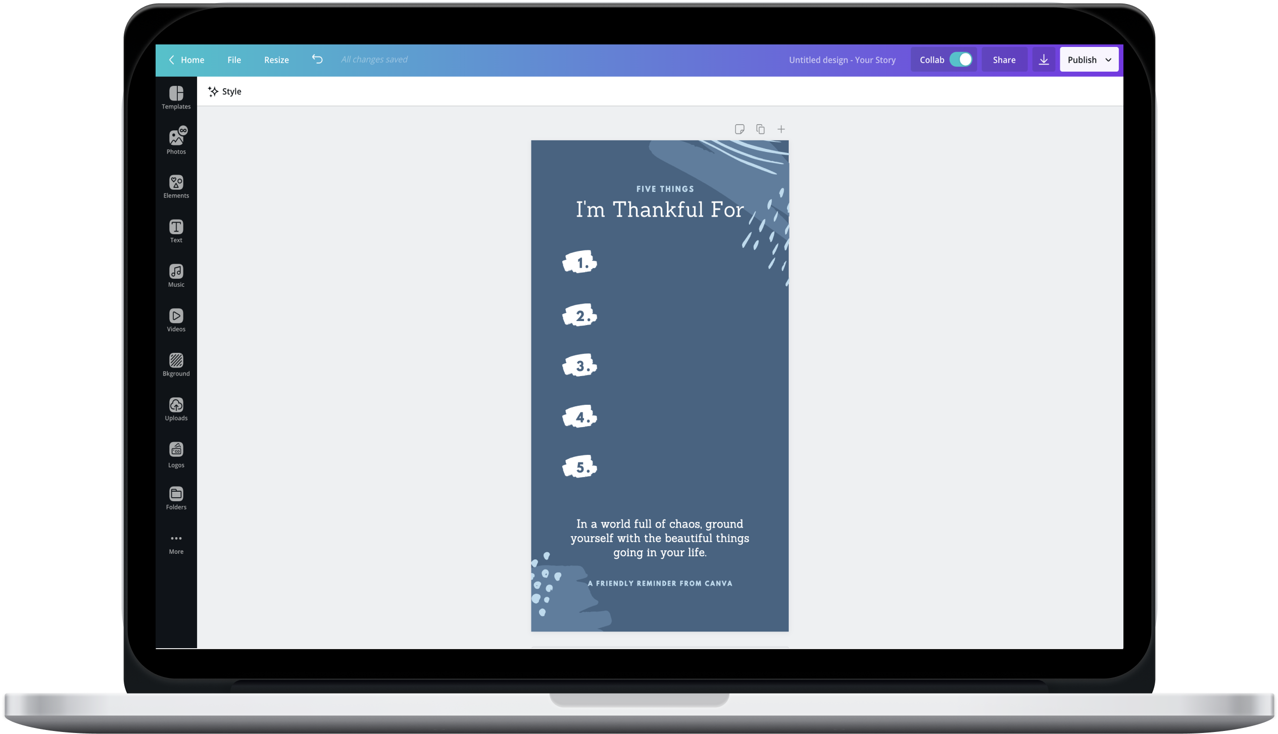 Design graphics and stories for Instagram with Canva