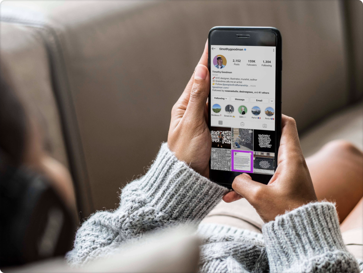 Design graphics and stories for Instagram with Canva