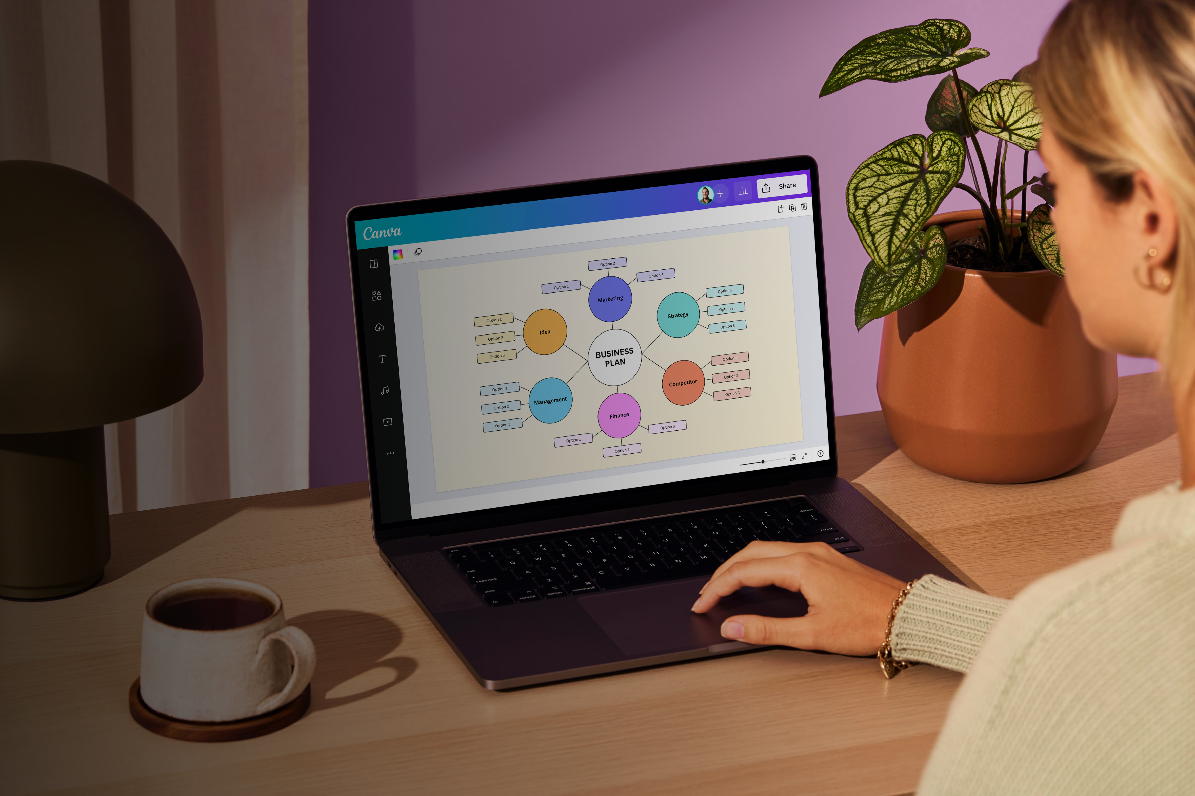 Créateur de diagramme gratuit en ligne | Canva