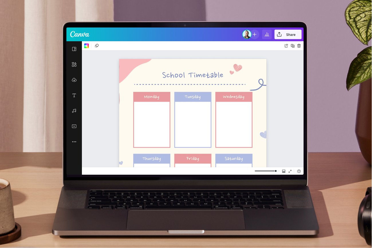 무료 시간표 만들기 도구 | Canva(캔바)