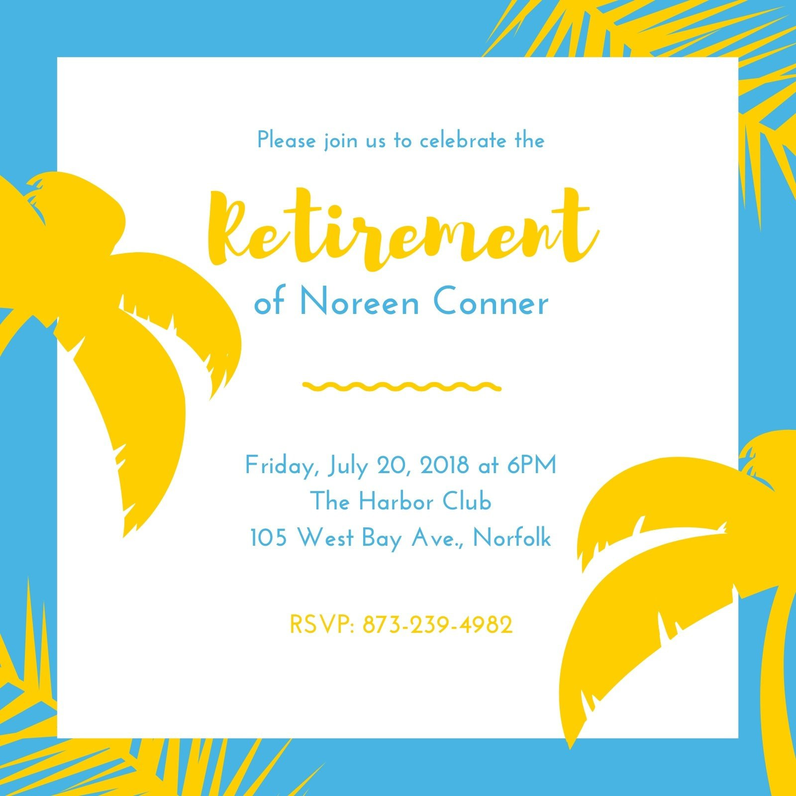 Retirement Party Invitations (With Layouts) - Canva