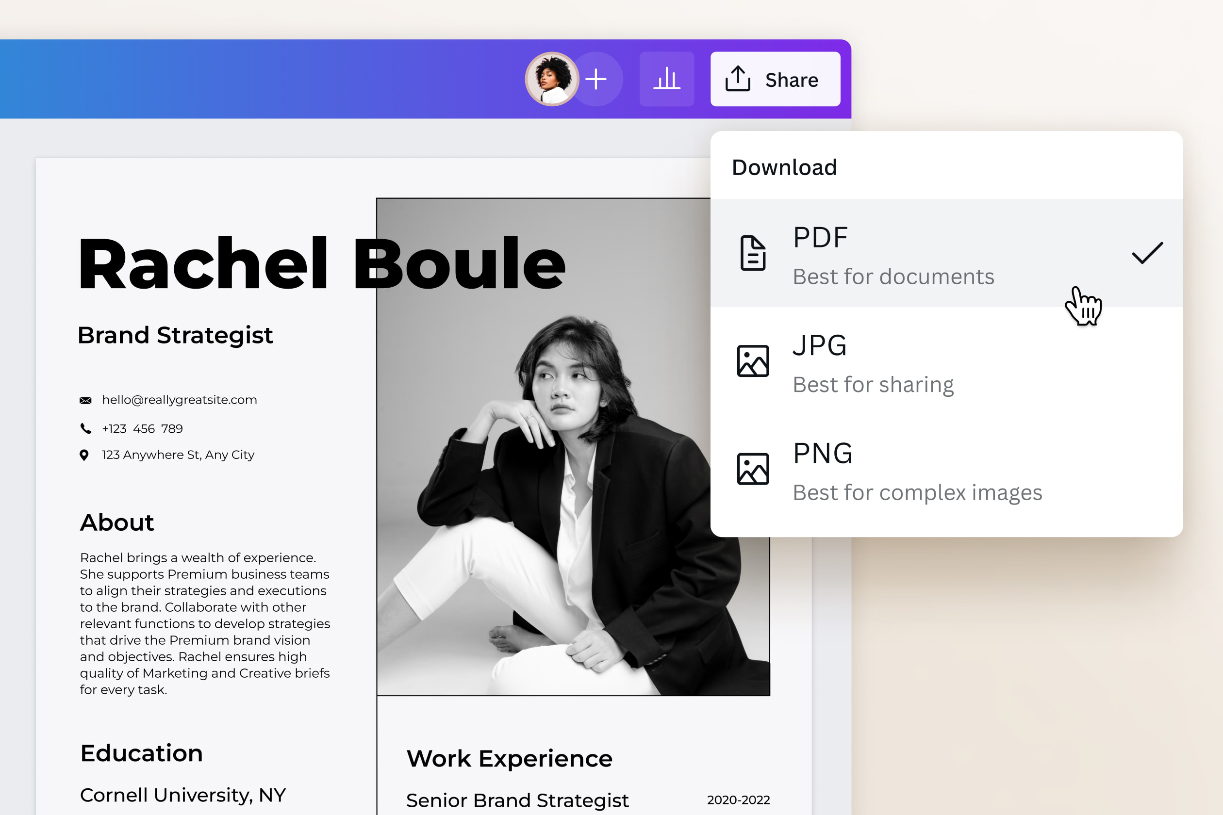 Convertidor a PDF: convierte tus archivos a PDF en línea y gratis | Canva