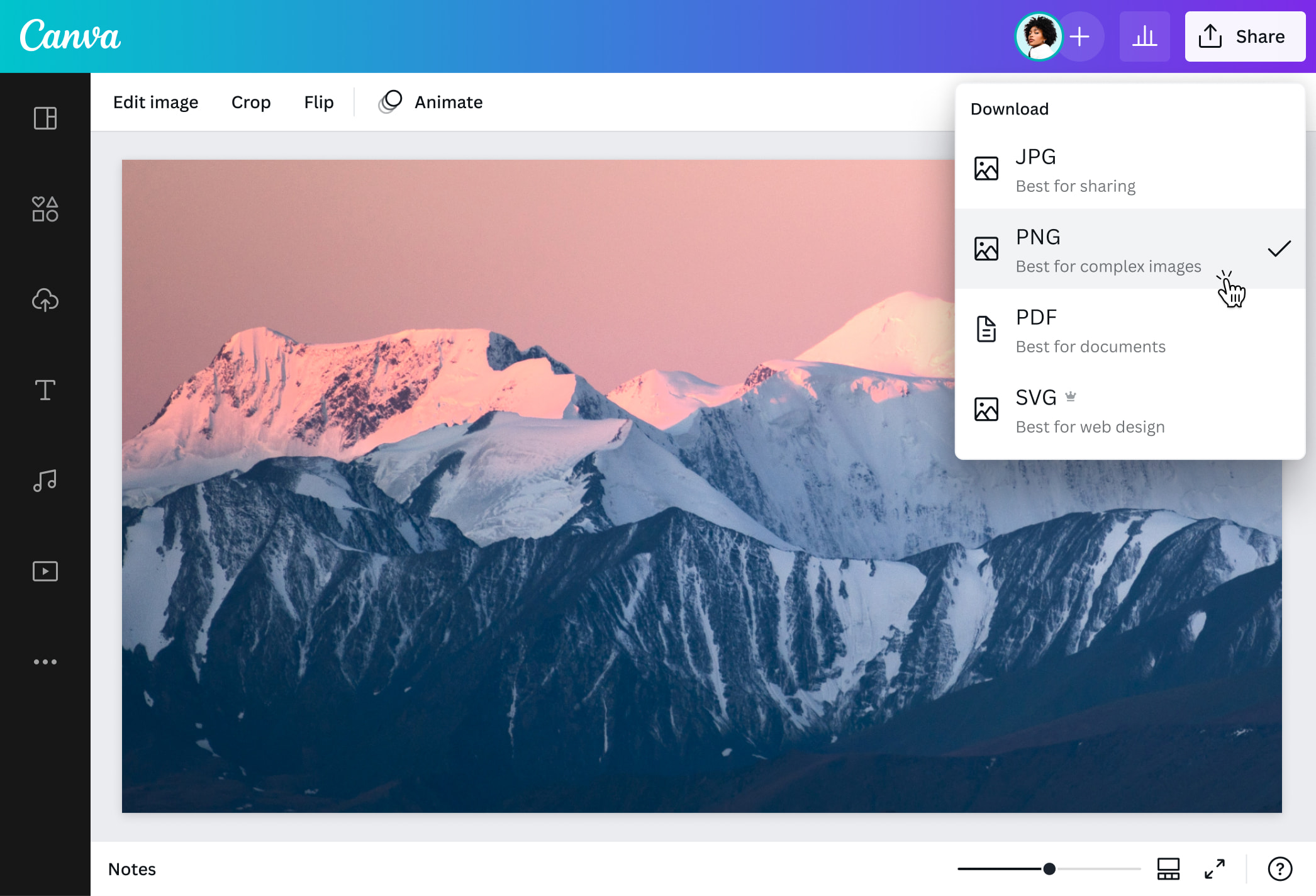 Convertir de HEIC a PNG gratis en línea | Canva