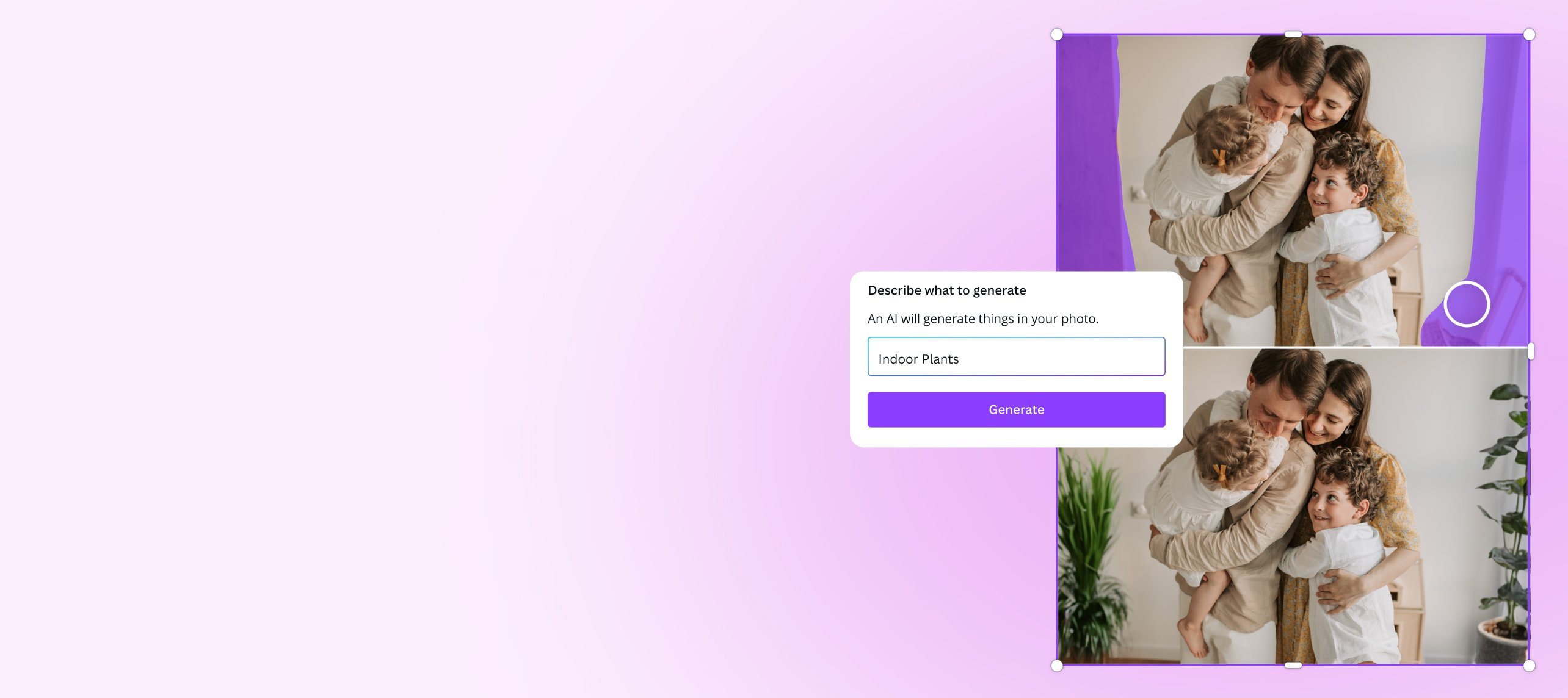 Retouche photo par IA instantanée et gratuite en ligne | Canva