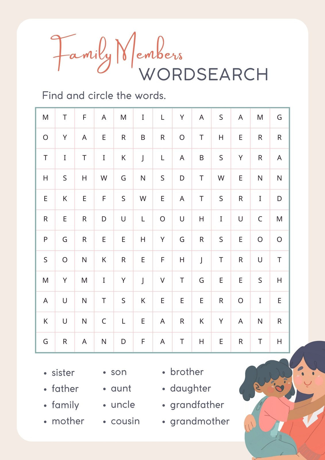 Free Word Search Maker – Make Your Own Word Search | Canva