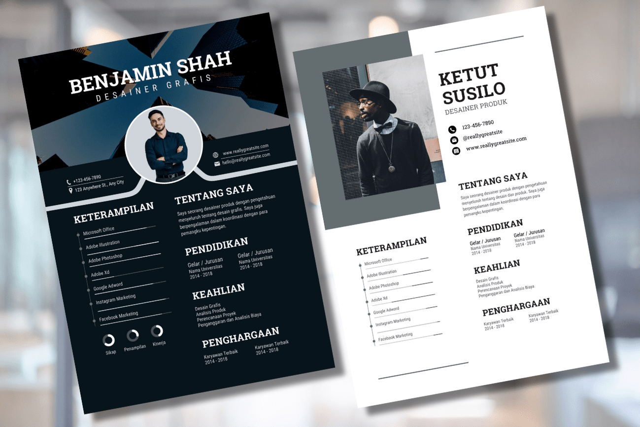 Membuat Daftar Riwayat Hidup untuk Melamar Kerja | Canva