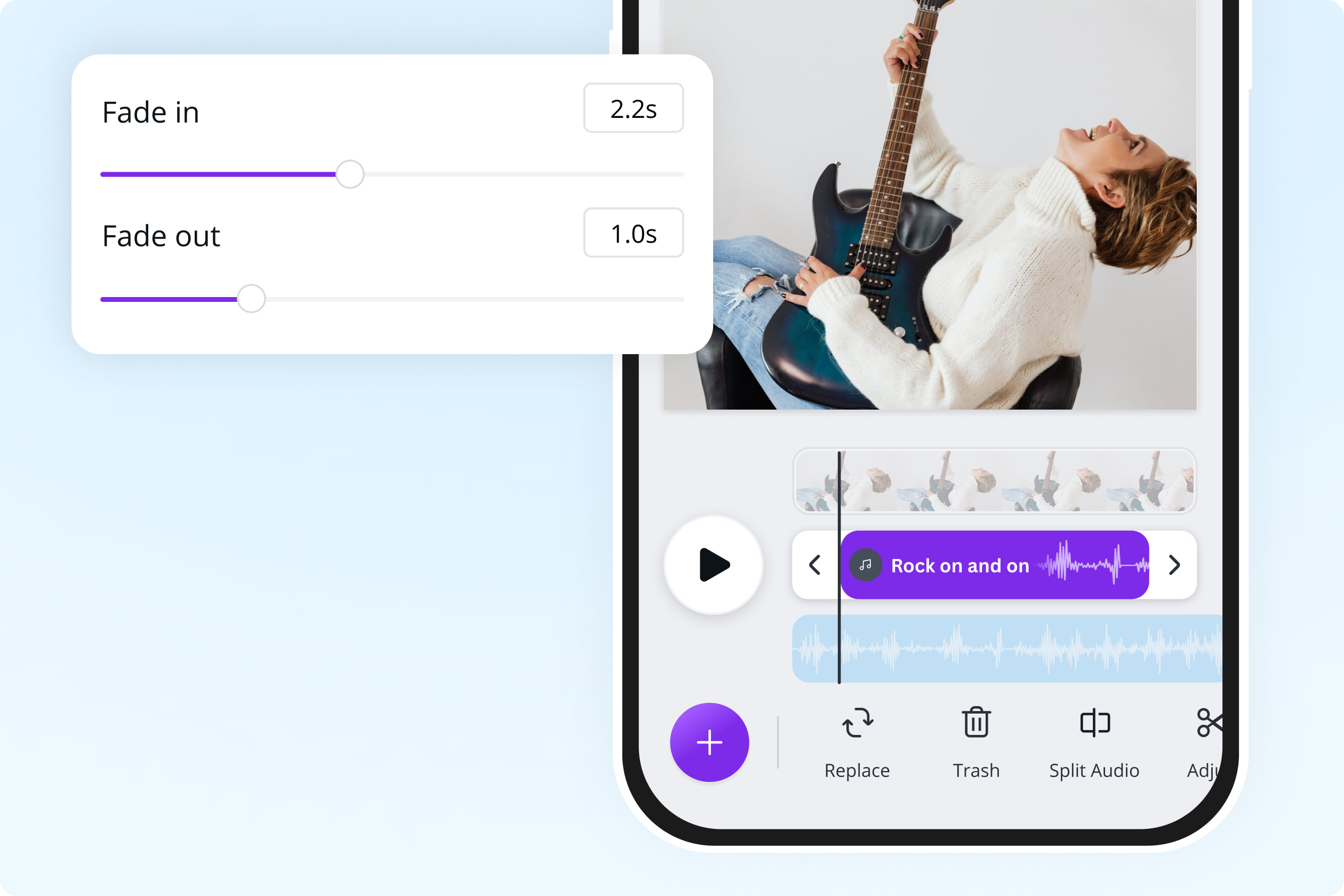 Añadir música a GIF online gratis - Hacer GIF con sonido | Canva