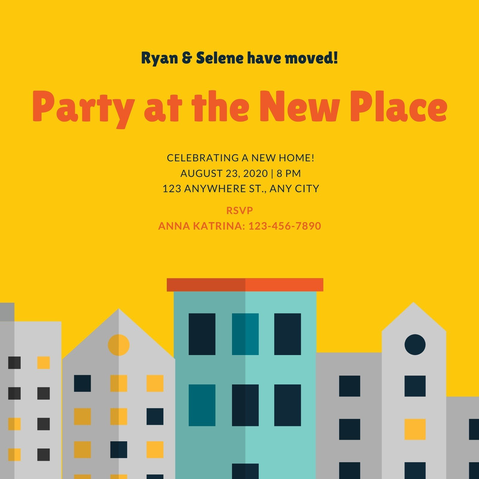 Design Your Own Custom Housewarming Invitations - Canva