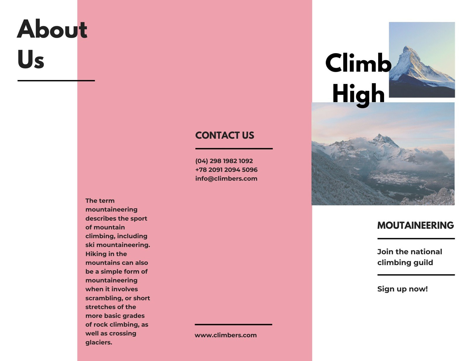 Crea pamphlet gratis - Crea i tuoi opuscoli online | Canva