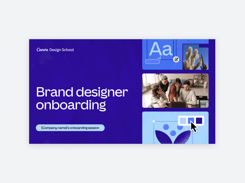 Resources to onboard your team to Canva