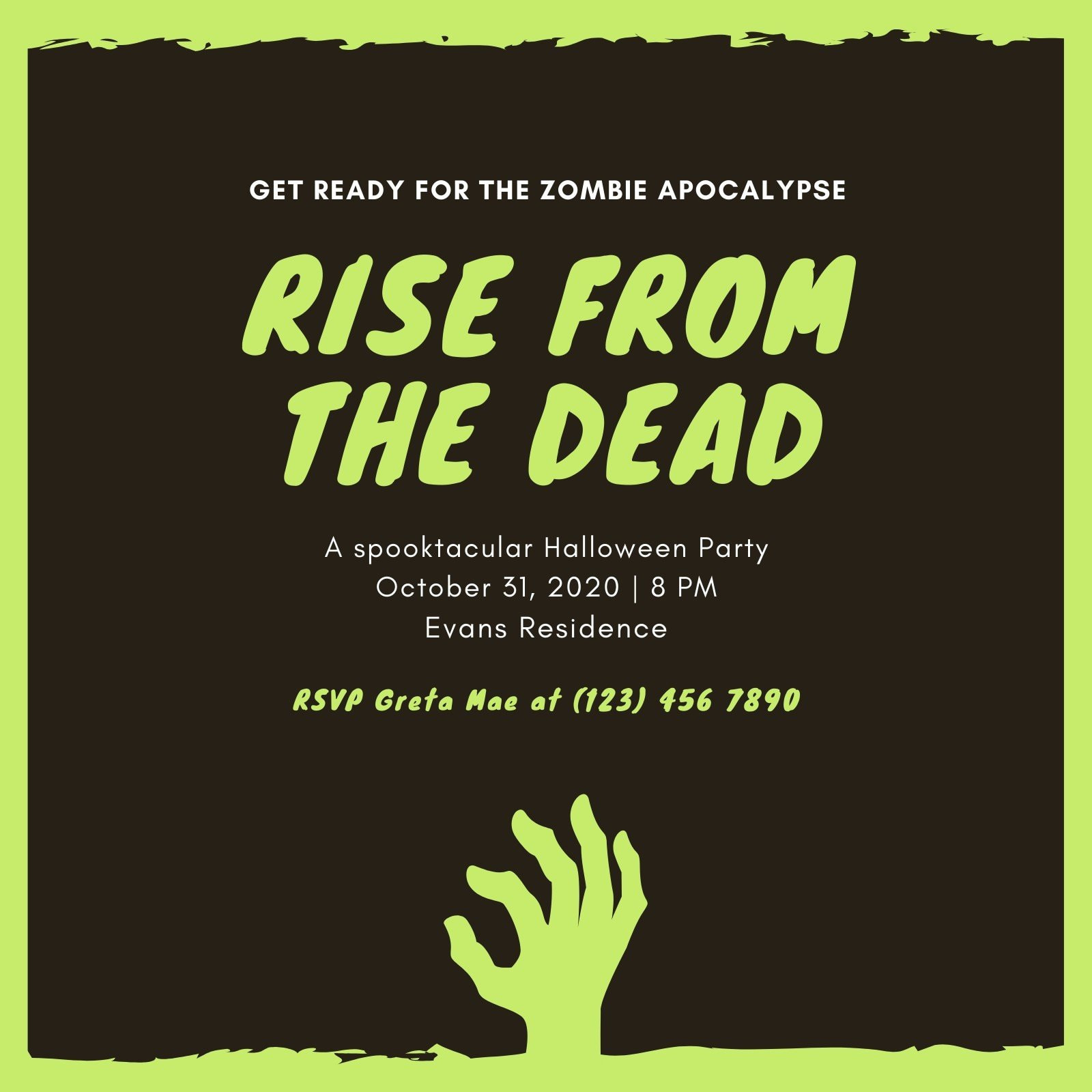 Design Your Own Halloween Party Invitations