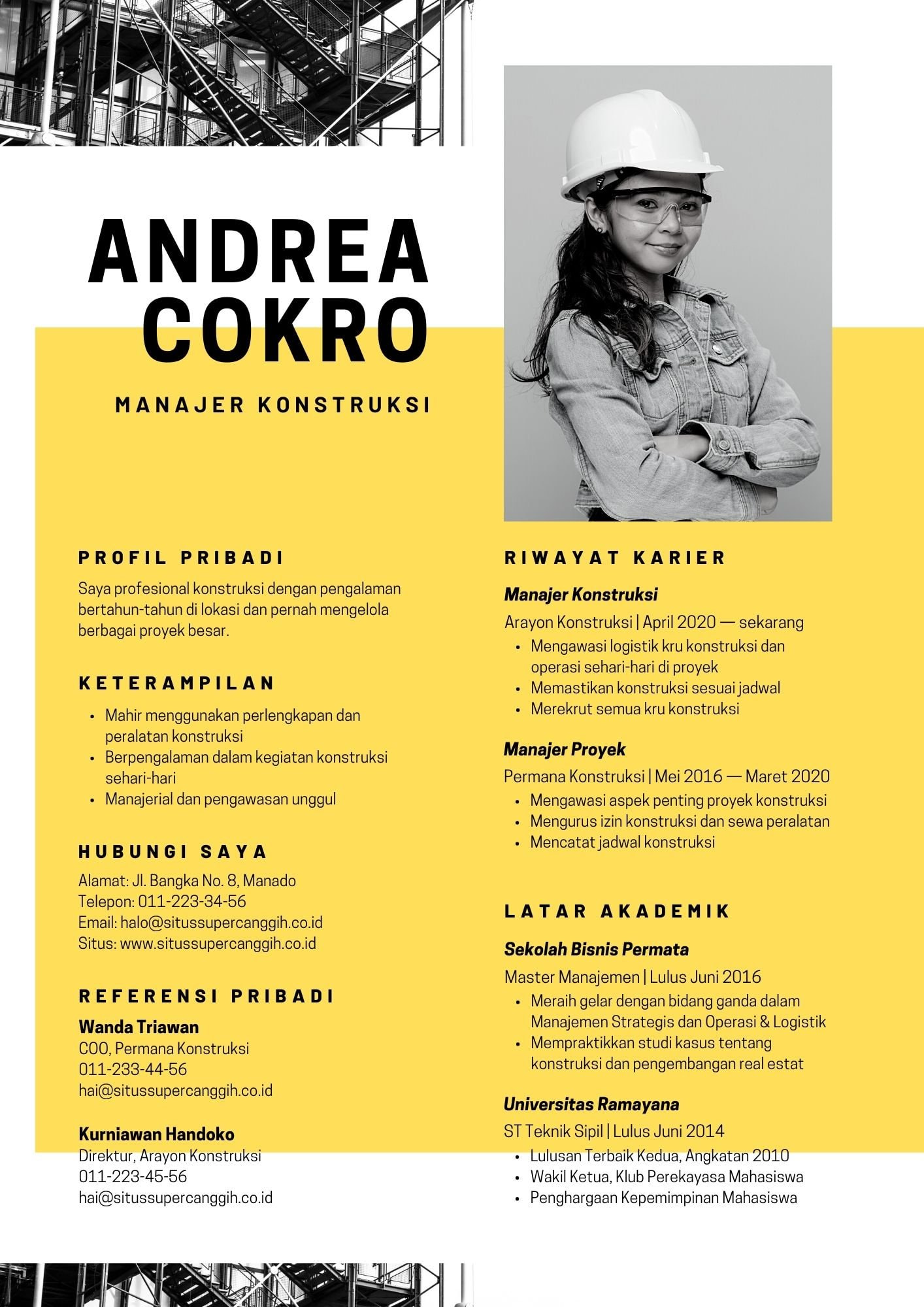 Cara Membuat Daftar Riwayat Hidup yang Menarik di Canva