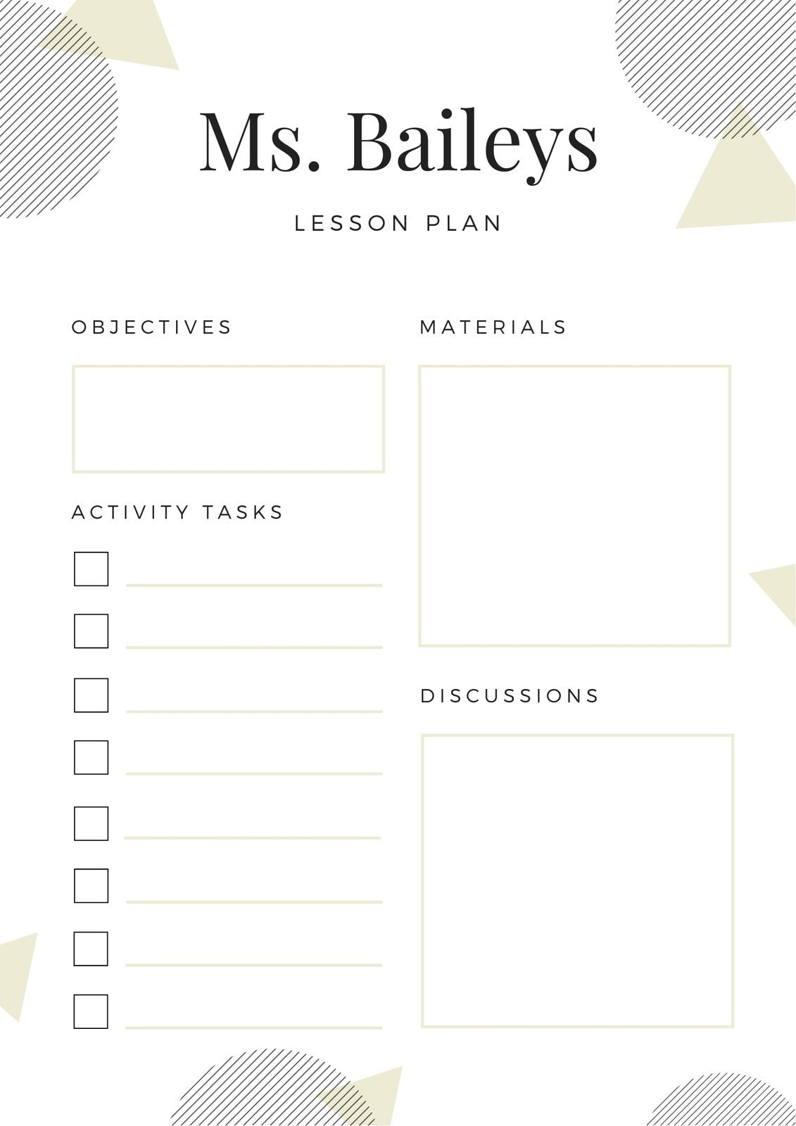 Free Art Lesson Plan Maker: Design a Custom Plan in Canva