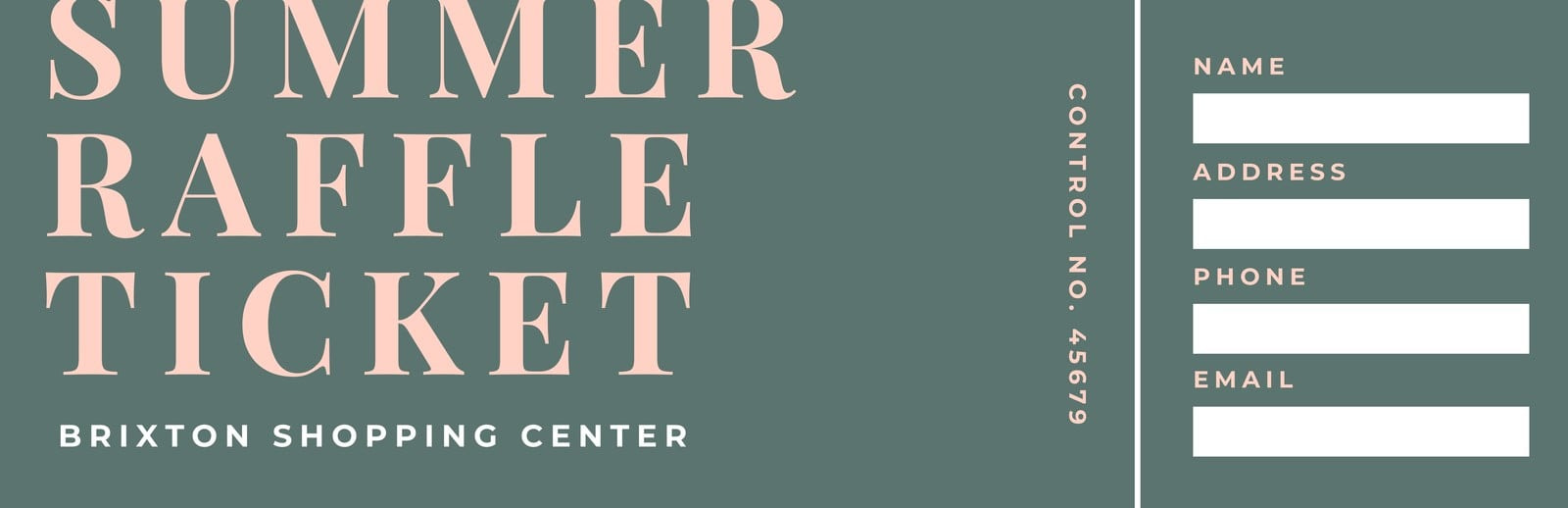 Free Raffle Ticket Maker - Create Raffle Tickets Online | Canva