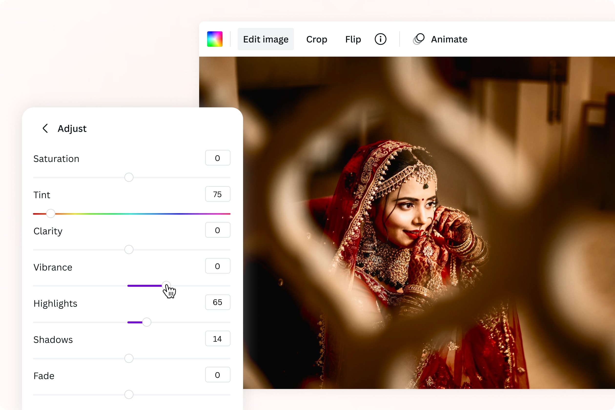 Cambiar el color de una imagen online gratis | Canva