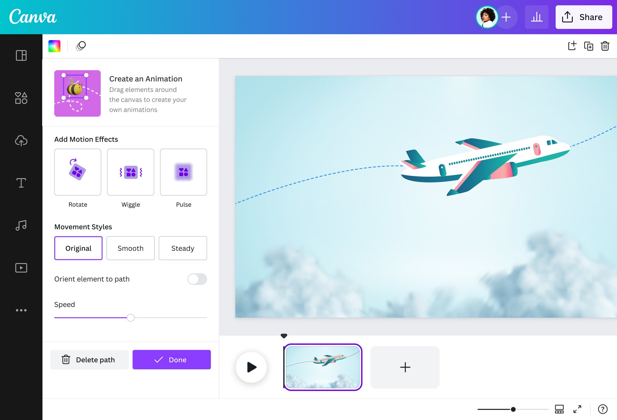 Motion Path Create Motion Path Animation Canva Motion Path Create Motion Path Animation Canva