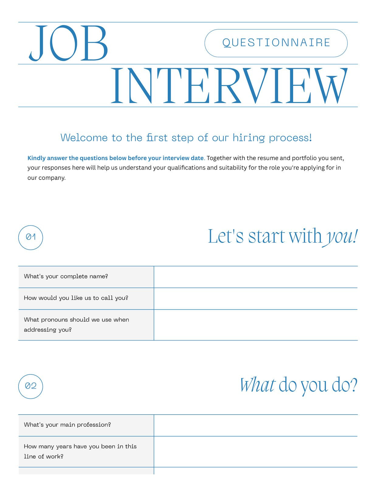 Strumento gratuito per creare questionari online - Crea un questionario ...