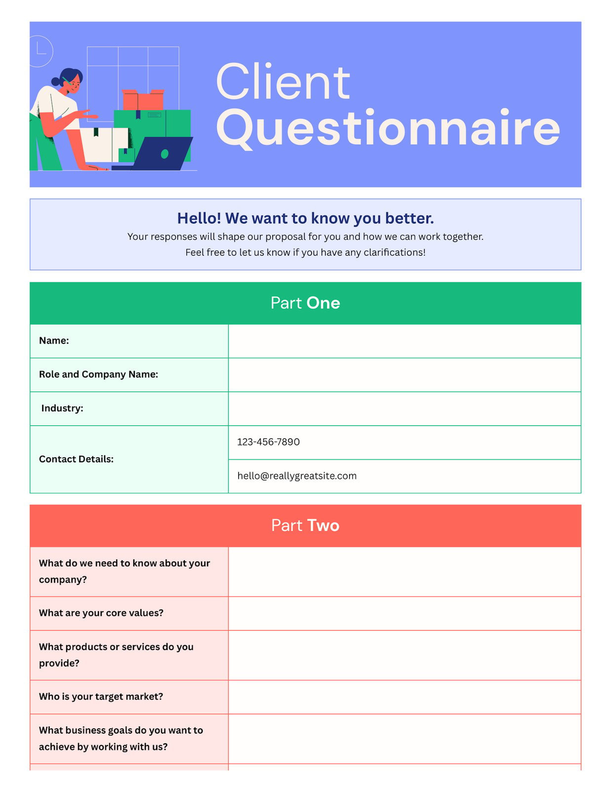 Strumento gratuito per creare questionari online - Crea un questionario ...