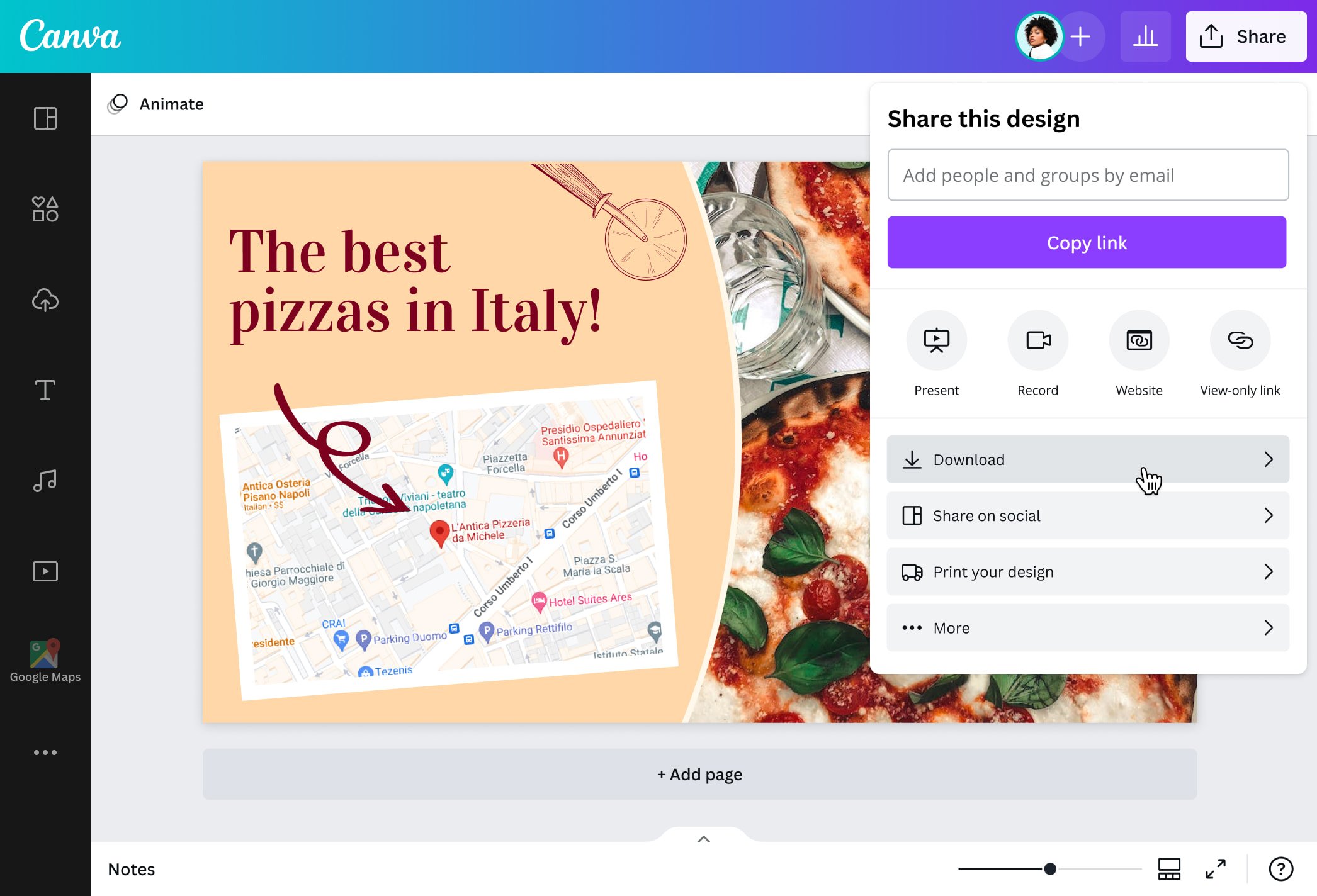Creador de mapas gratuito - Generador de mapas online | Canva