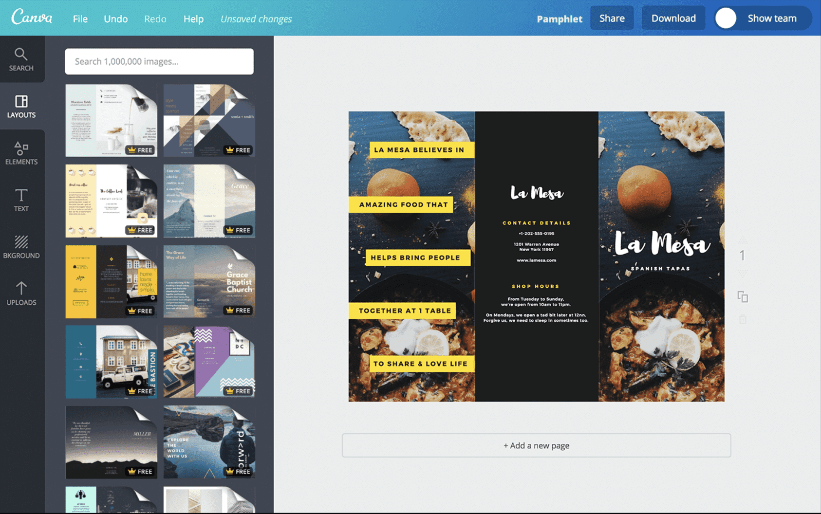 Faire un tract gratuit - facile & en ligne | Canva
