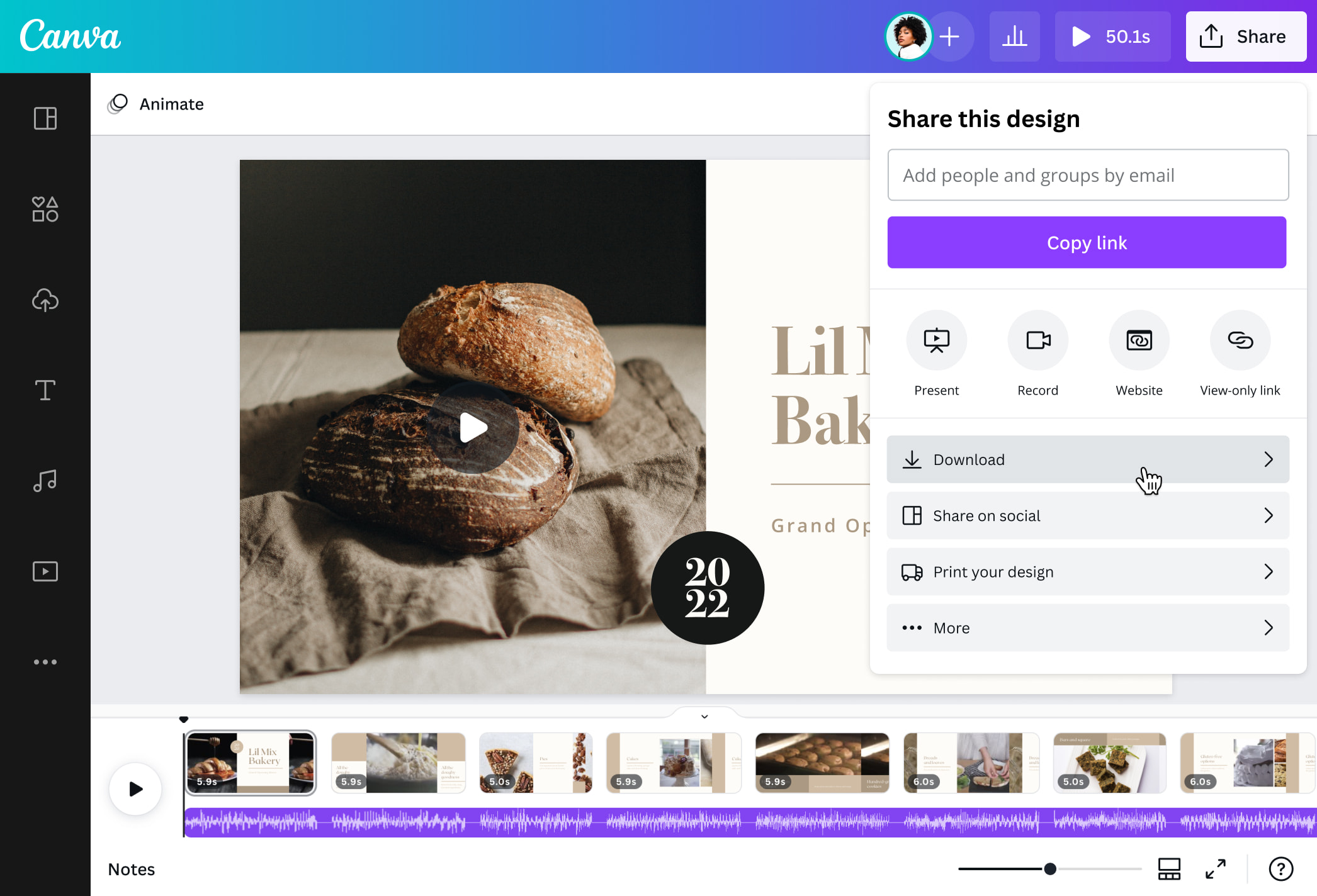 Gratis online bedrijfsfilm maken | Canva