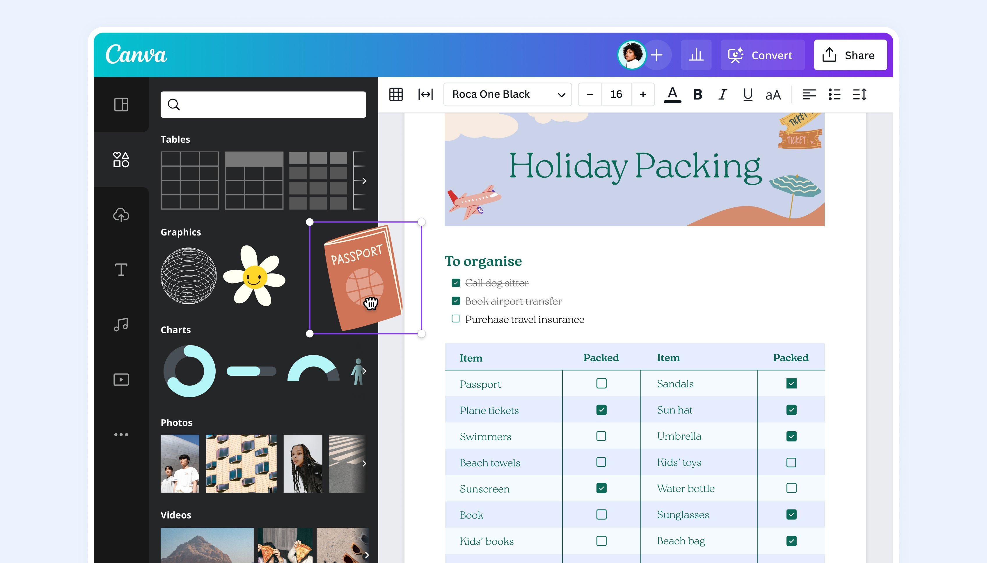 Crea una to do list online: Strumento gratis per creare liste di cose da fare | Canva