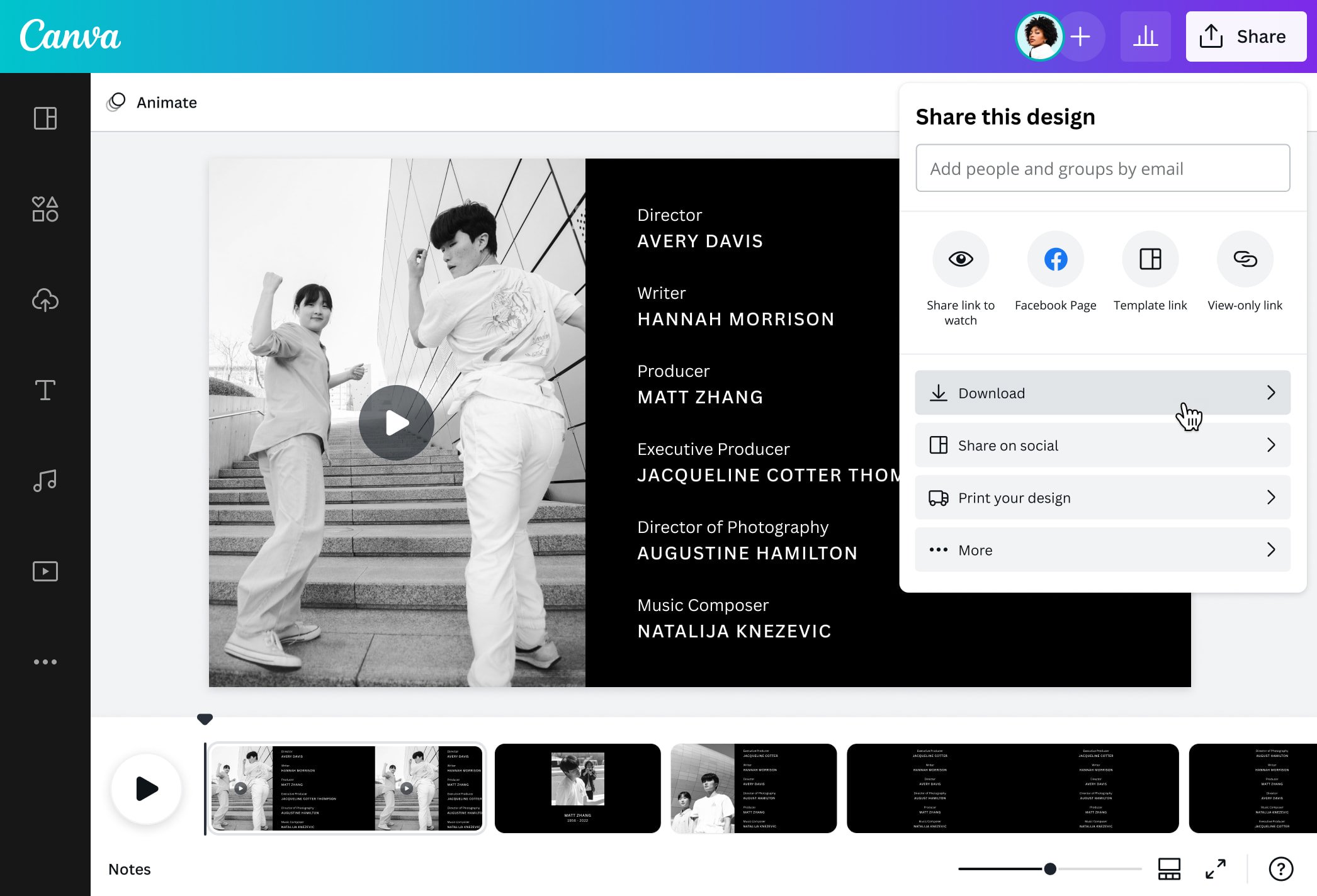 Gratis film maken - Maak je eigen films online | Canva