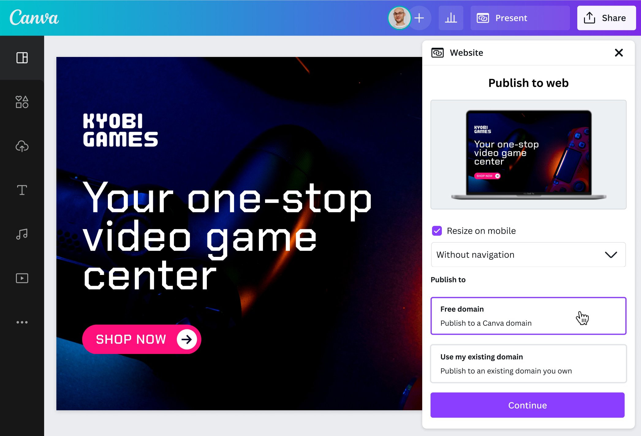 Gratis Website maken online - Gebruik website Templates | Canva