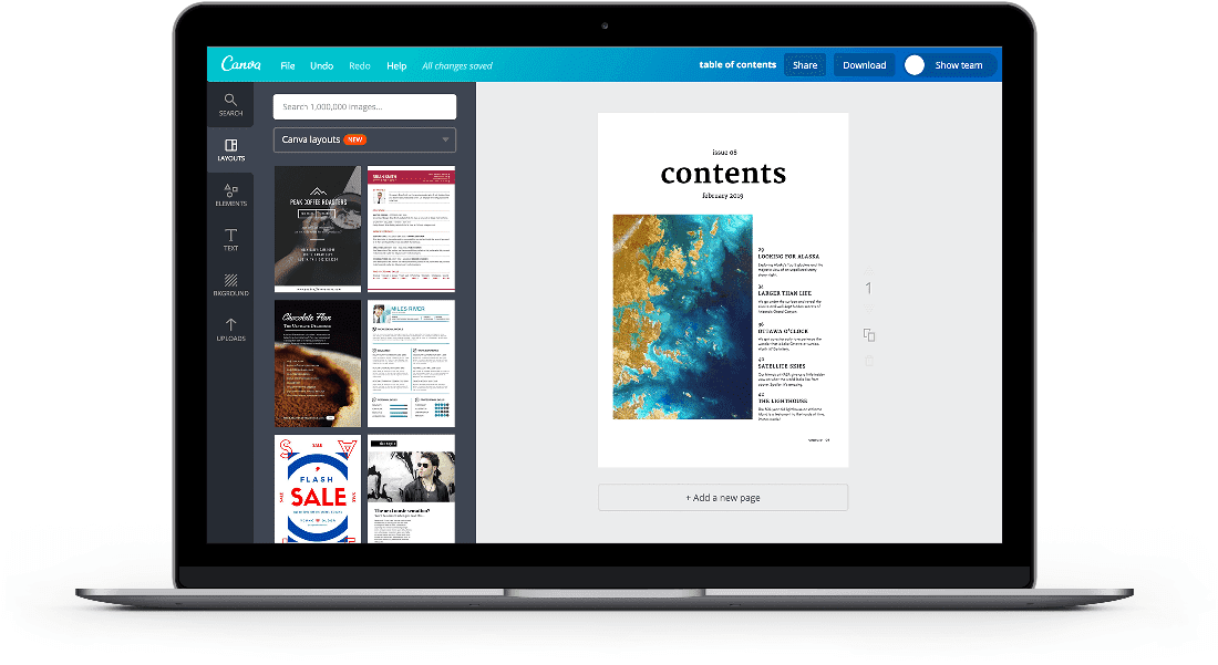 Como fazer um sumário online de forma rápida e fácil | Canva