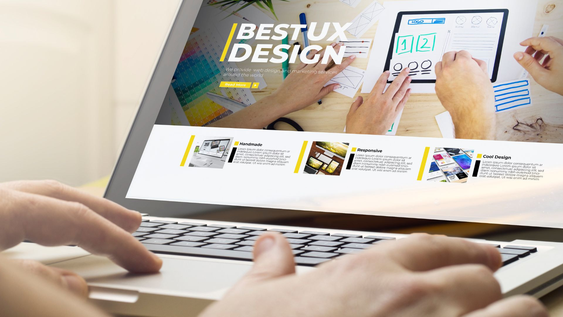 Easily create professional banners for your business