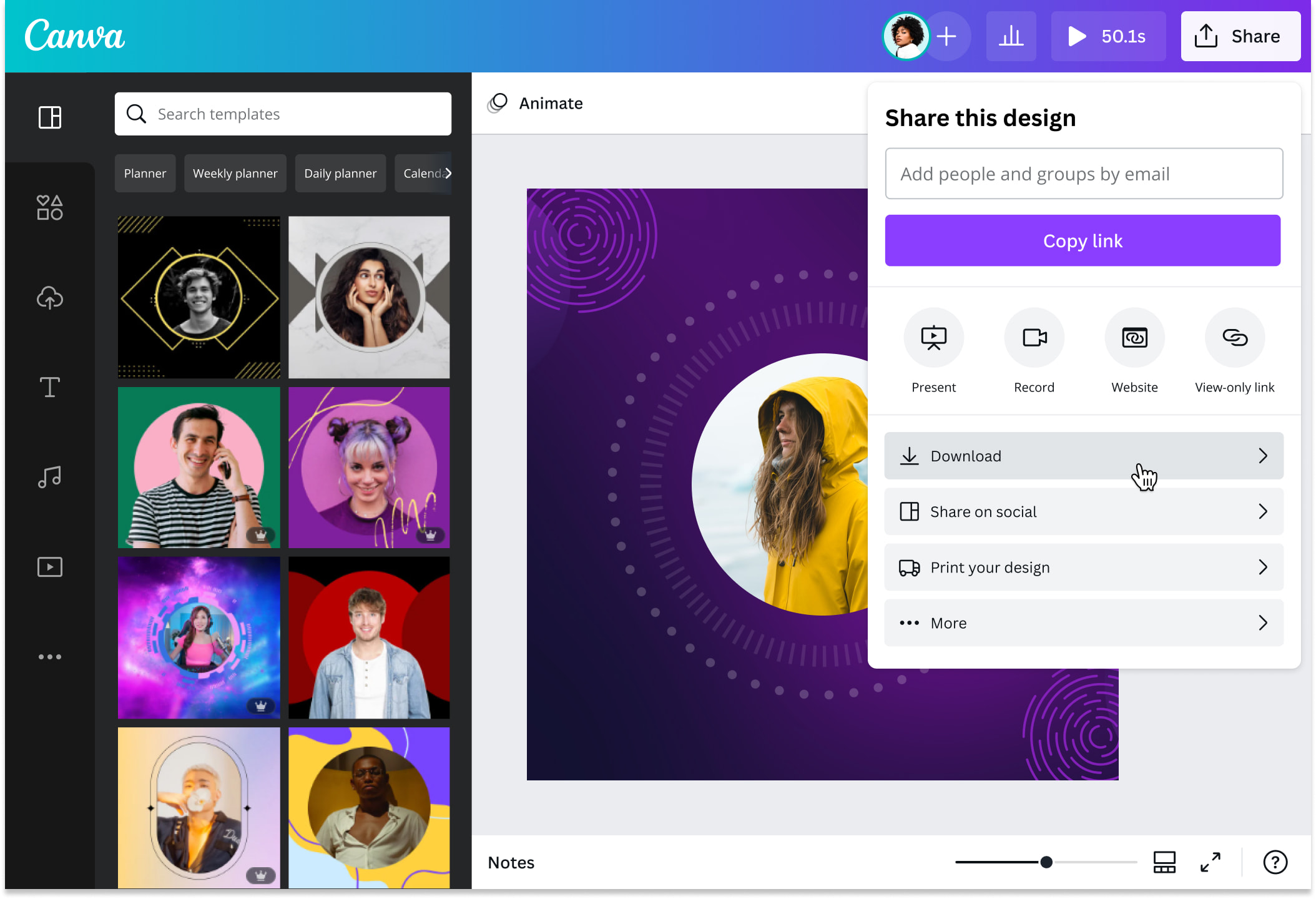 Creador online gratuito de imágenes de perfil de YouTube | Canva