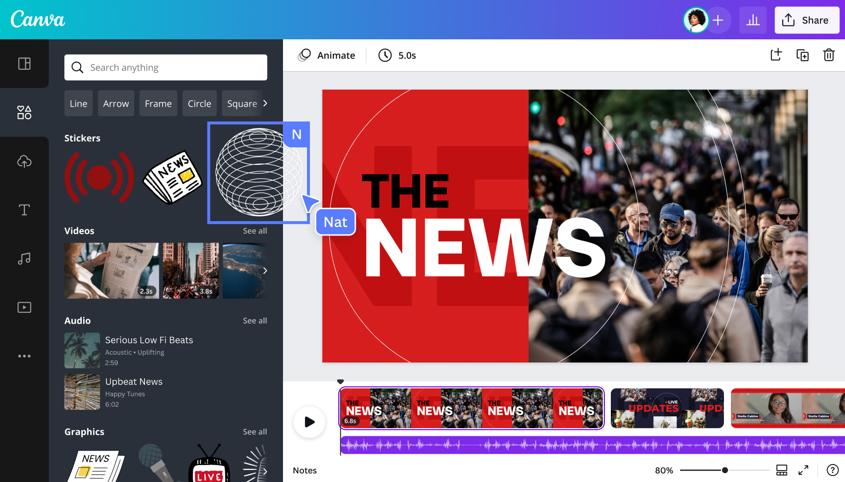 Gratis online nieuwsintro Maken - Maak online een nieuwsintro | Canva
