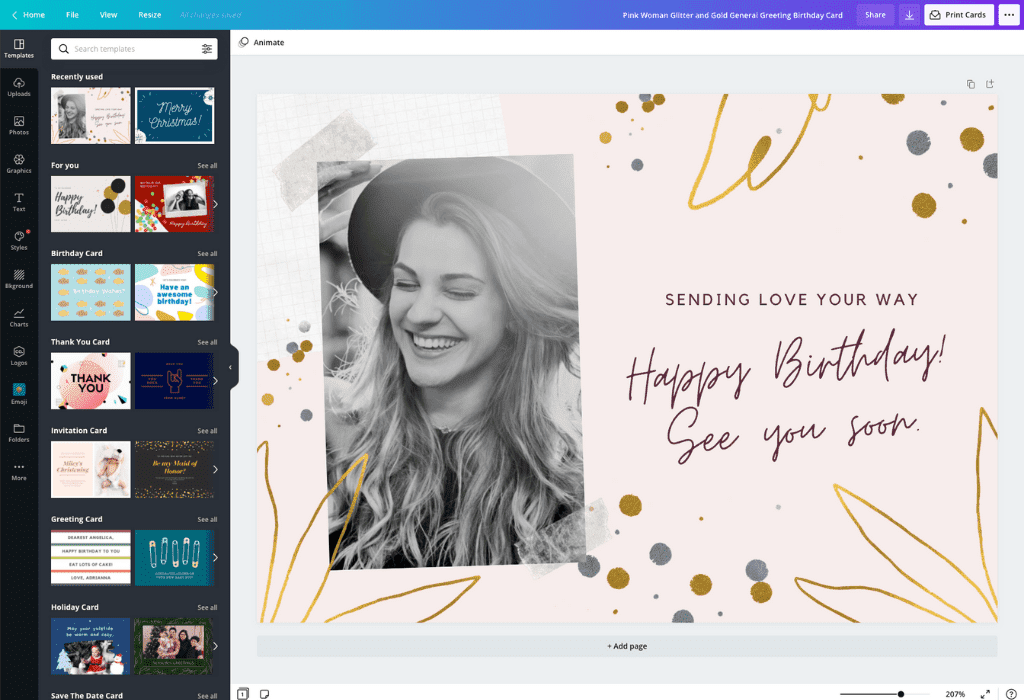 Reka & Buat Kad Yang Unik Untuk Setiap Majlis - Canva
