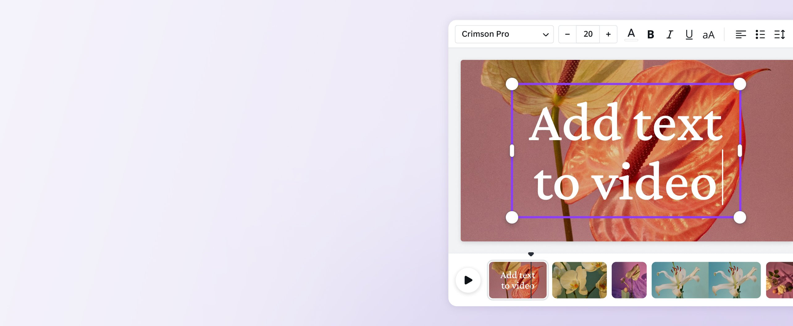 Aggiungere testo ad un video online gratis | Canva Aggiungere testo ad un video online gratis | Canva