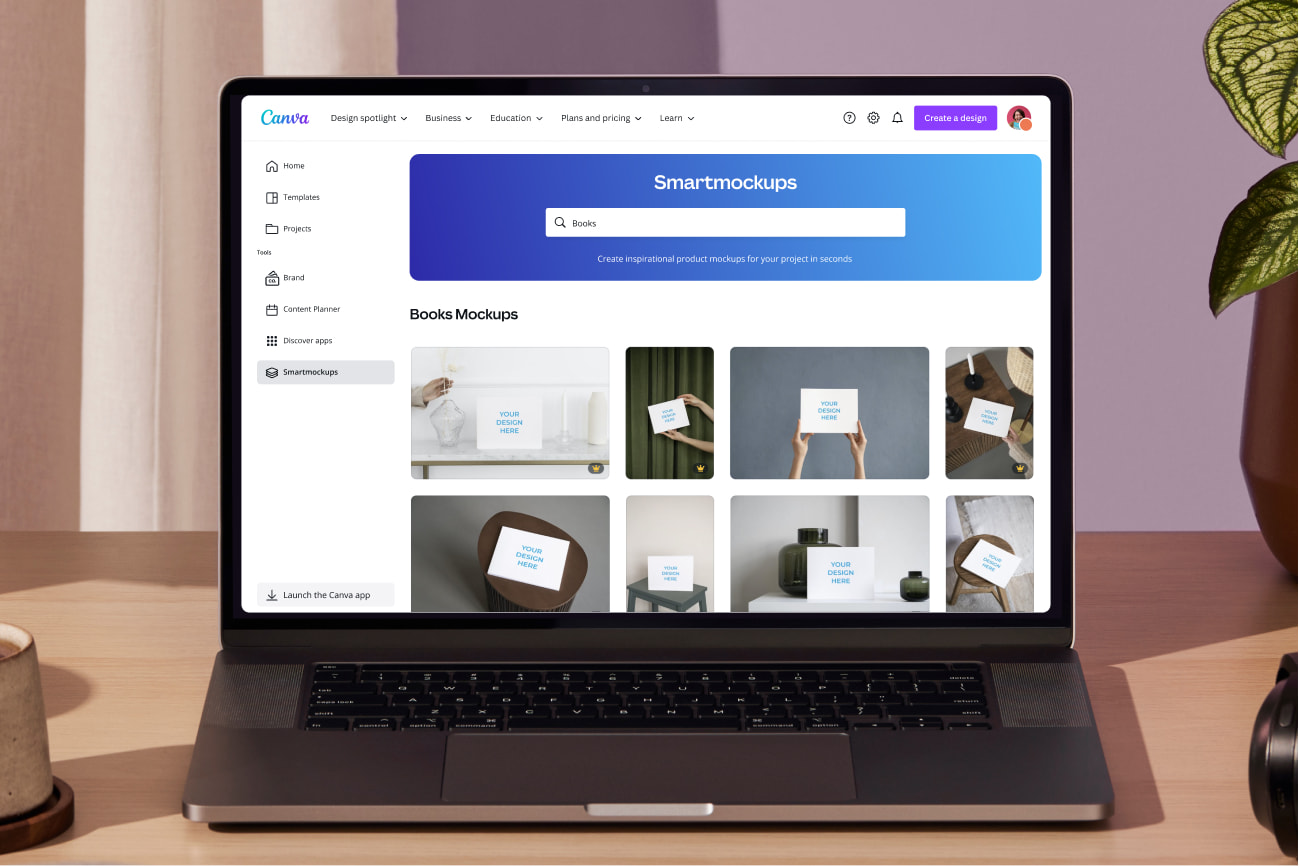 本のモックアップ作成・無料オンラインブックモックアップ作成サイト | Canva