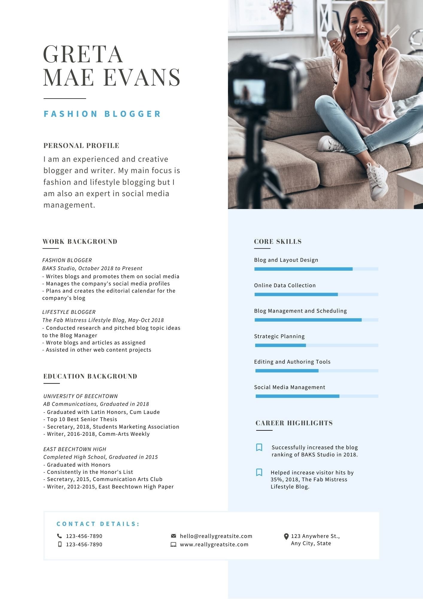 How to write a resume | Canva
