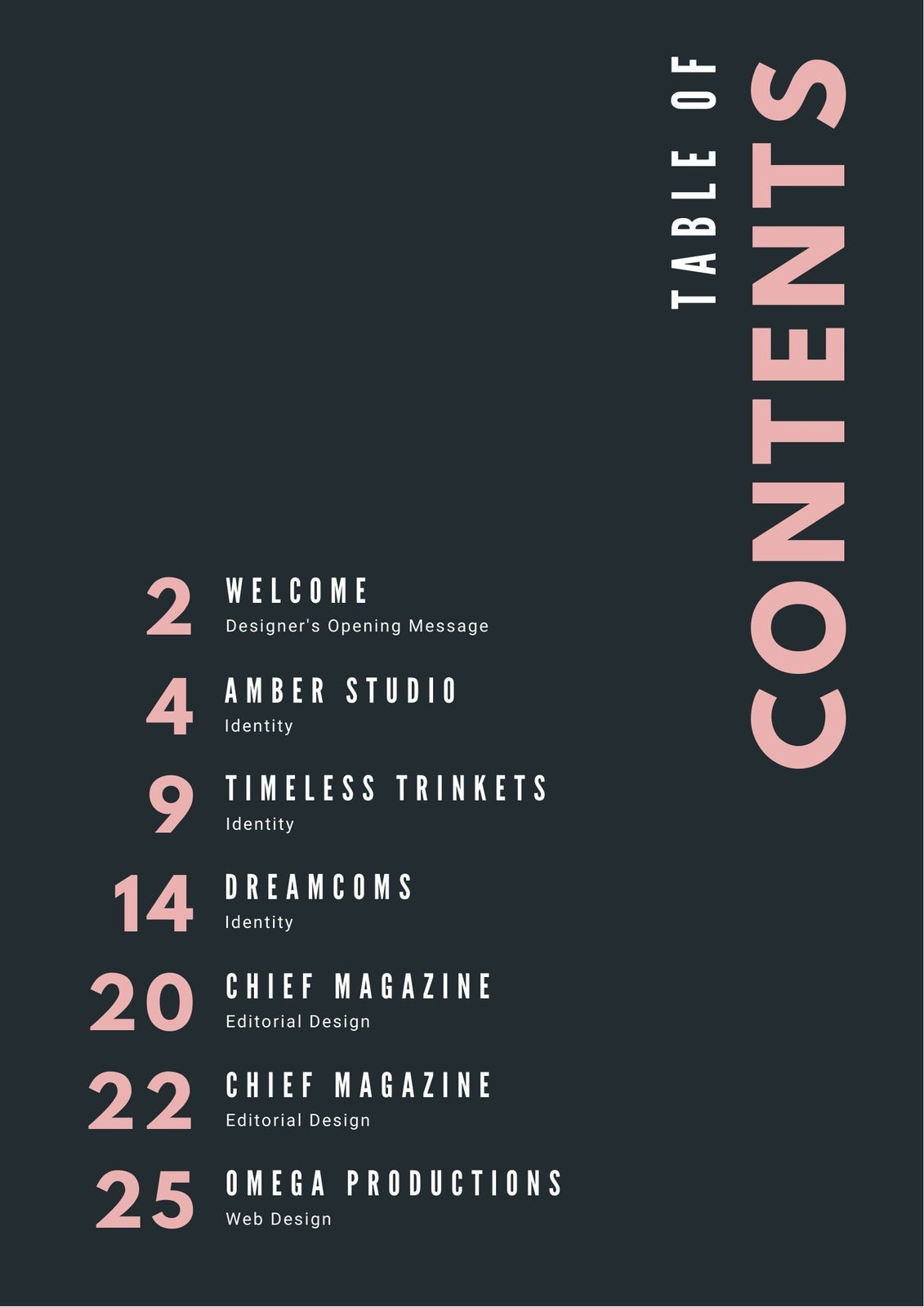 Table of Contents Maker - Create a Table of Contents | Canva