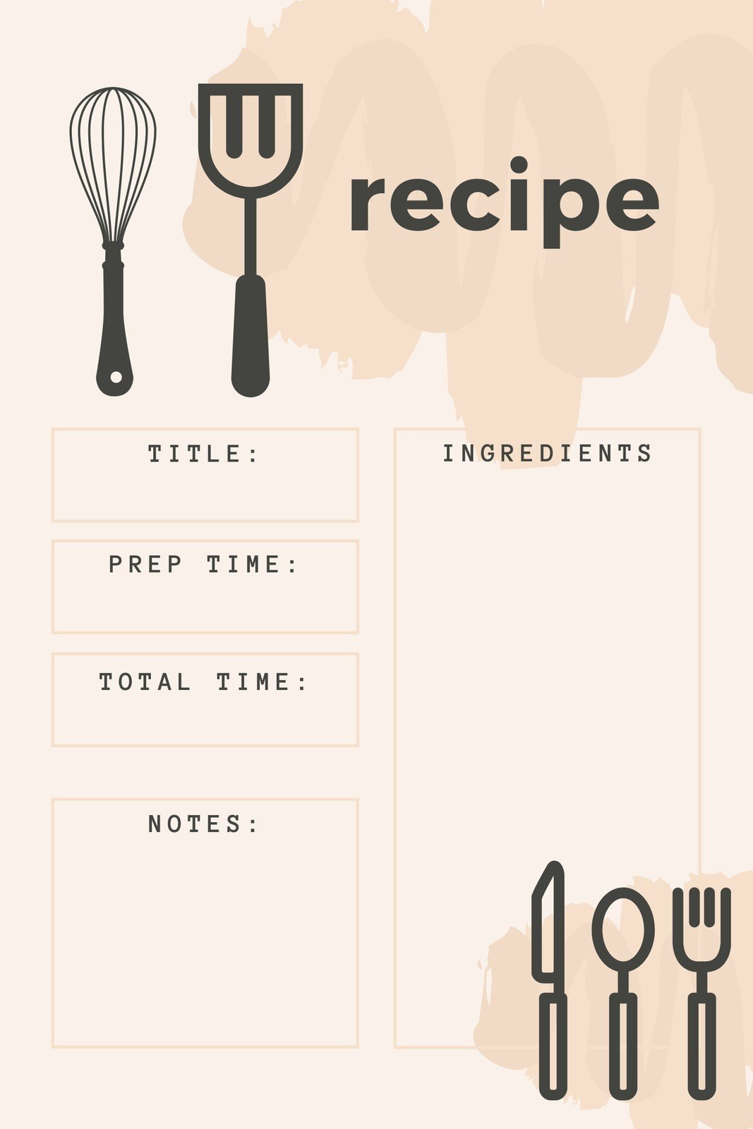 Recipe Card Maker - Create Editable Recipe Cards Online | Canva