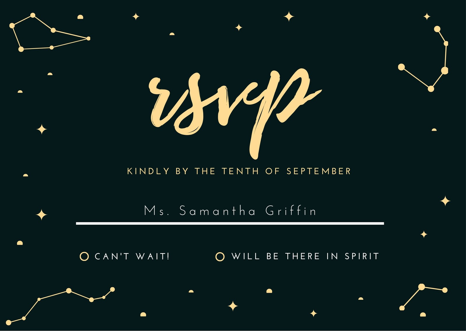 Create Your Own RSVP Postcard - Canva