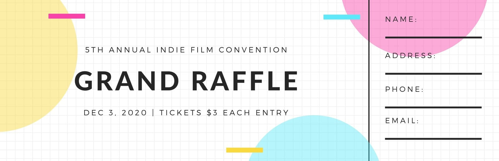 Free Raffle Ticket Maker - Create Raffle Tickets Online | Canva