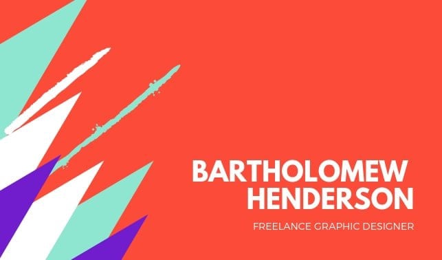 World's most famous people business cards