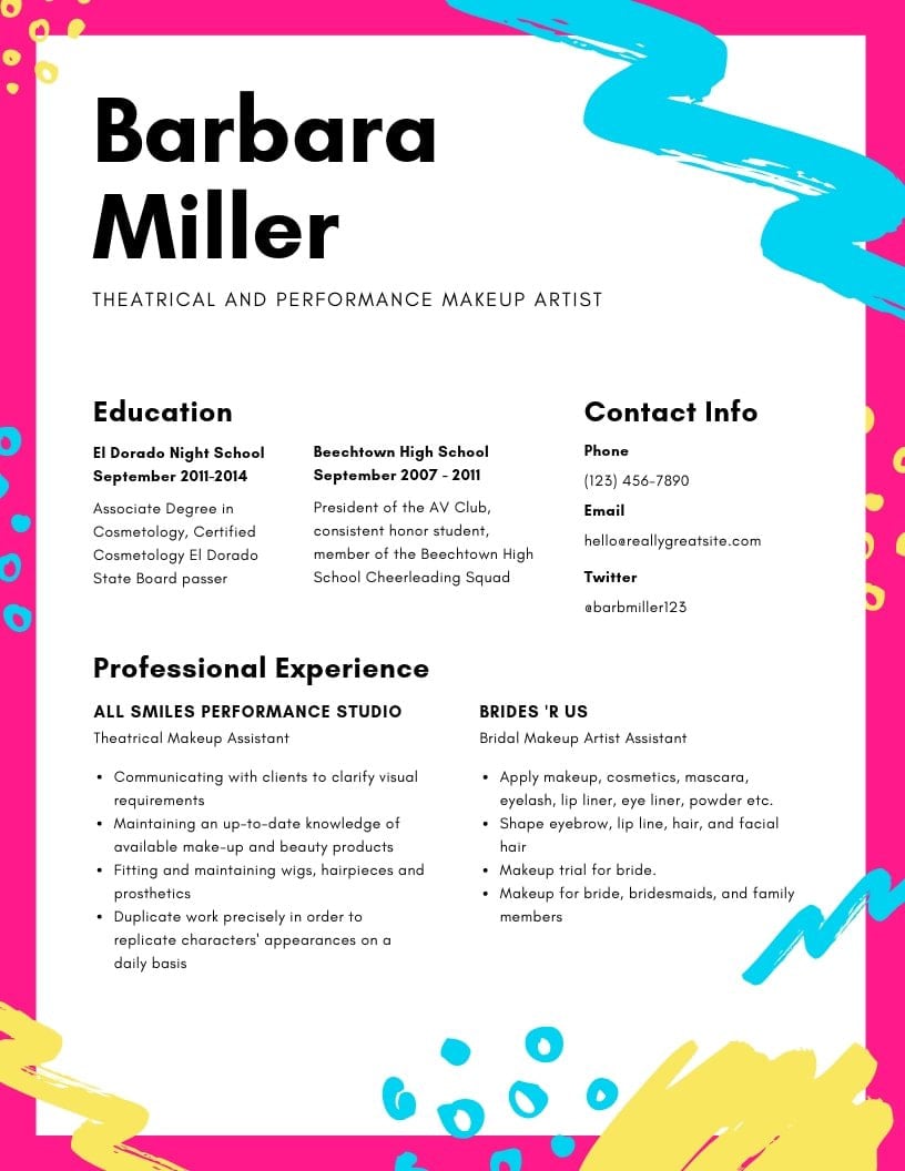 50 inspiring resume designs to learn from | Canva