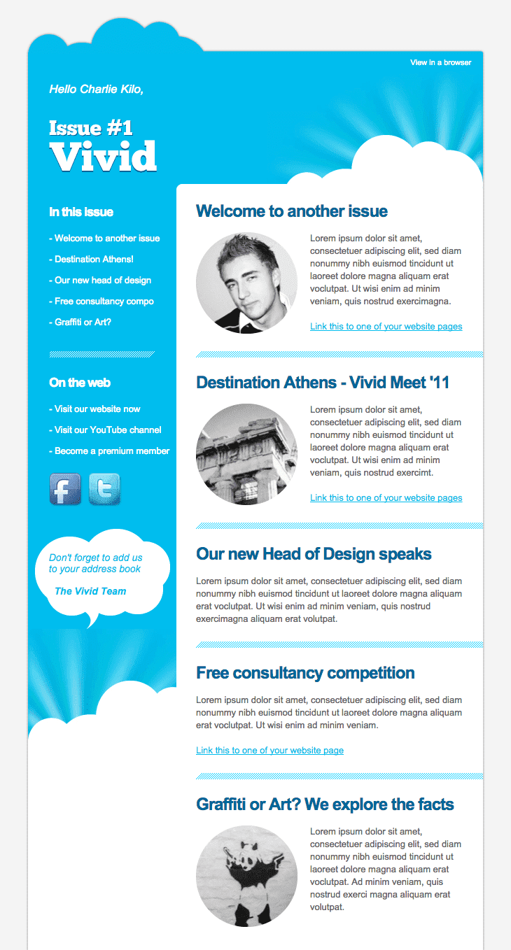 How to create beautiful newsletters