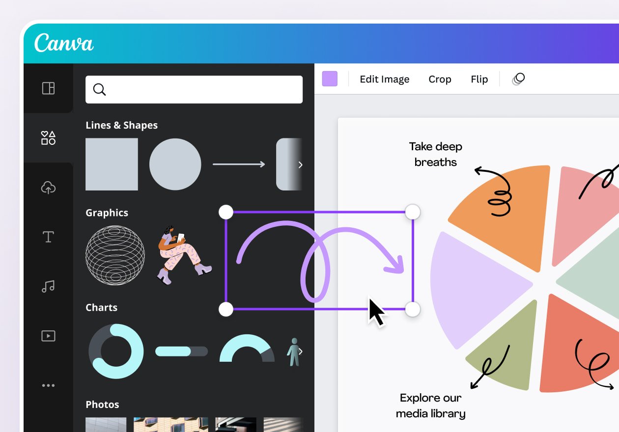 Crea cualquier tipo de diagrama con Canva en unos pocos clics y ¡gratis!