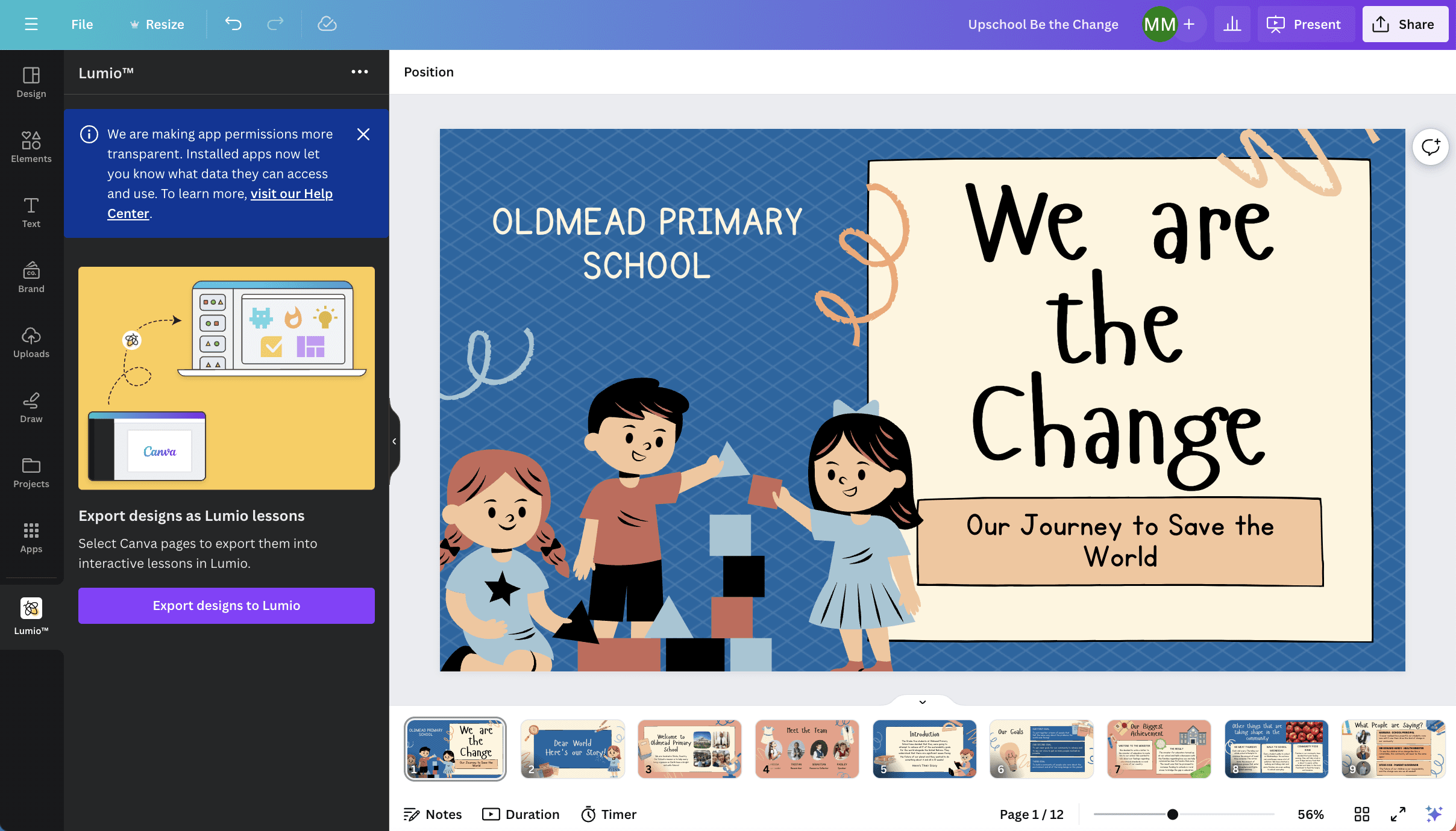 Lumio; Canva for Education