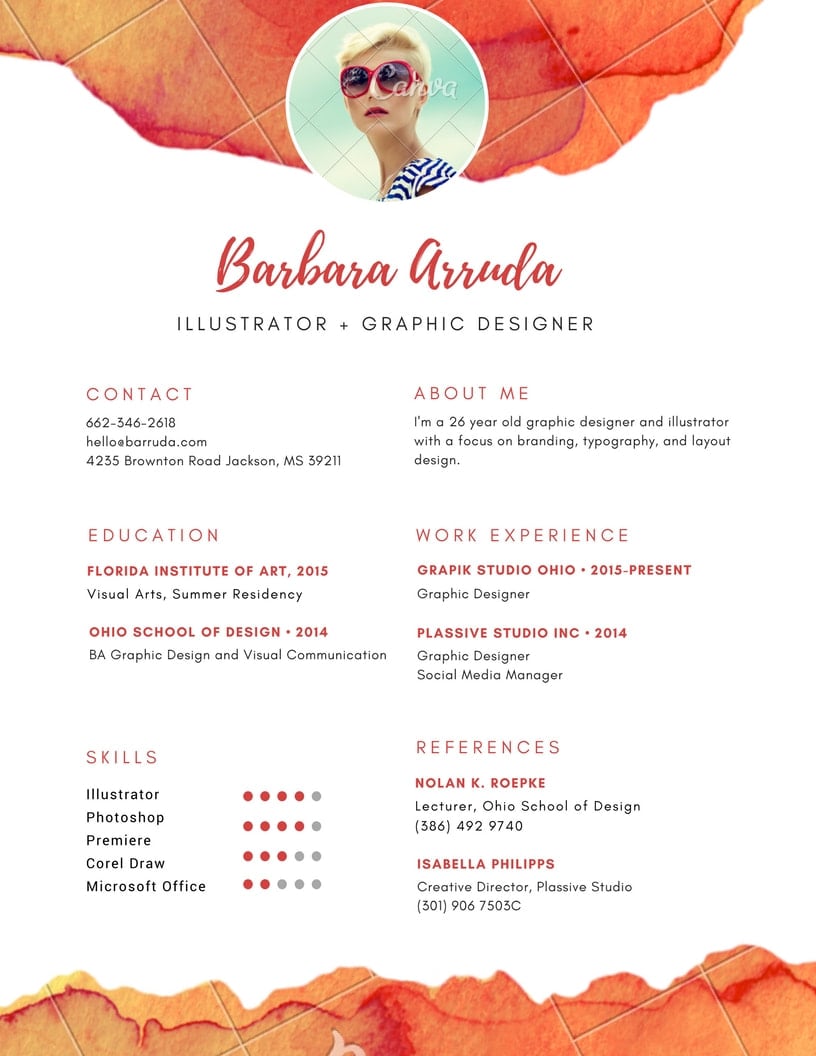 CV Design & Graphique : 20 modèles tendance à découvrir ! | Canva