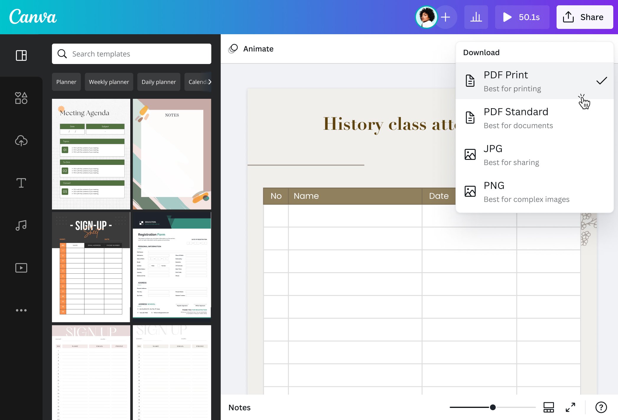 Crear formularios online gratis | Canva