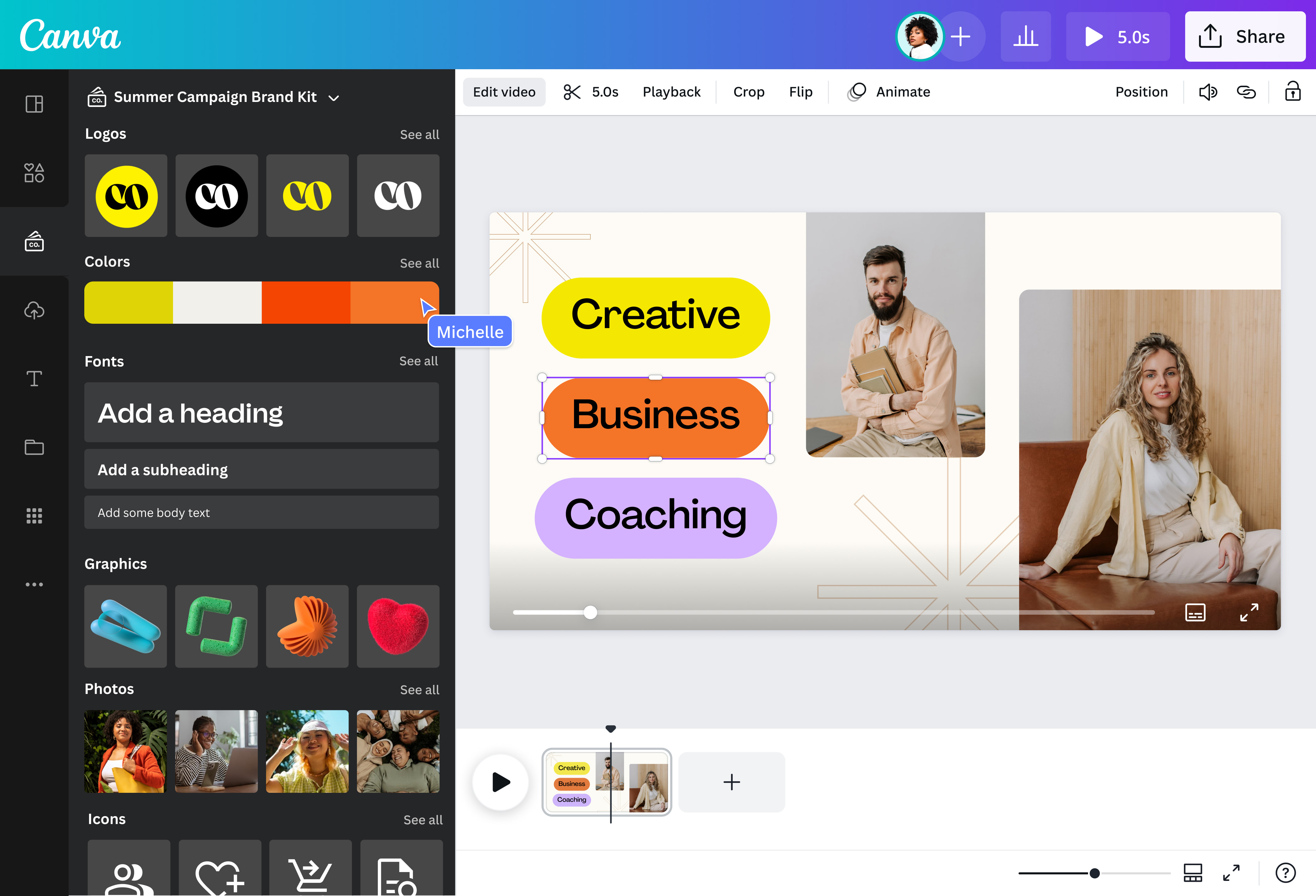 Gratis Facebook video ad maken met Sjablonen | Canva