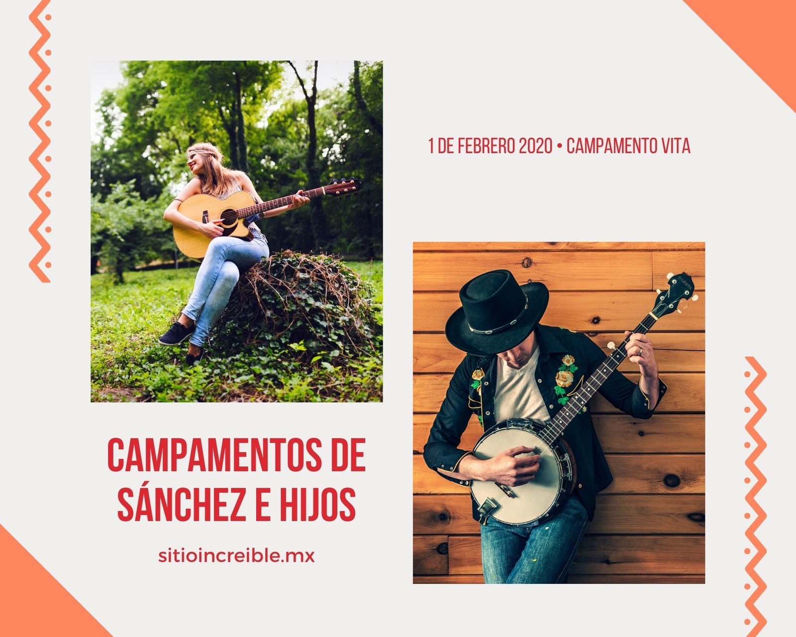Crea un fabuloso collage de música gratis - Canva