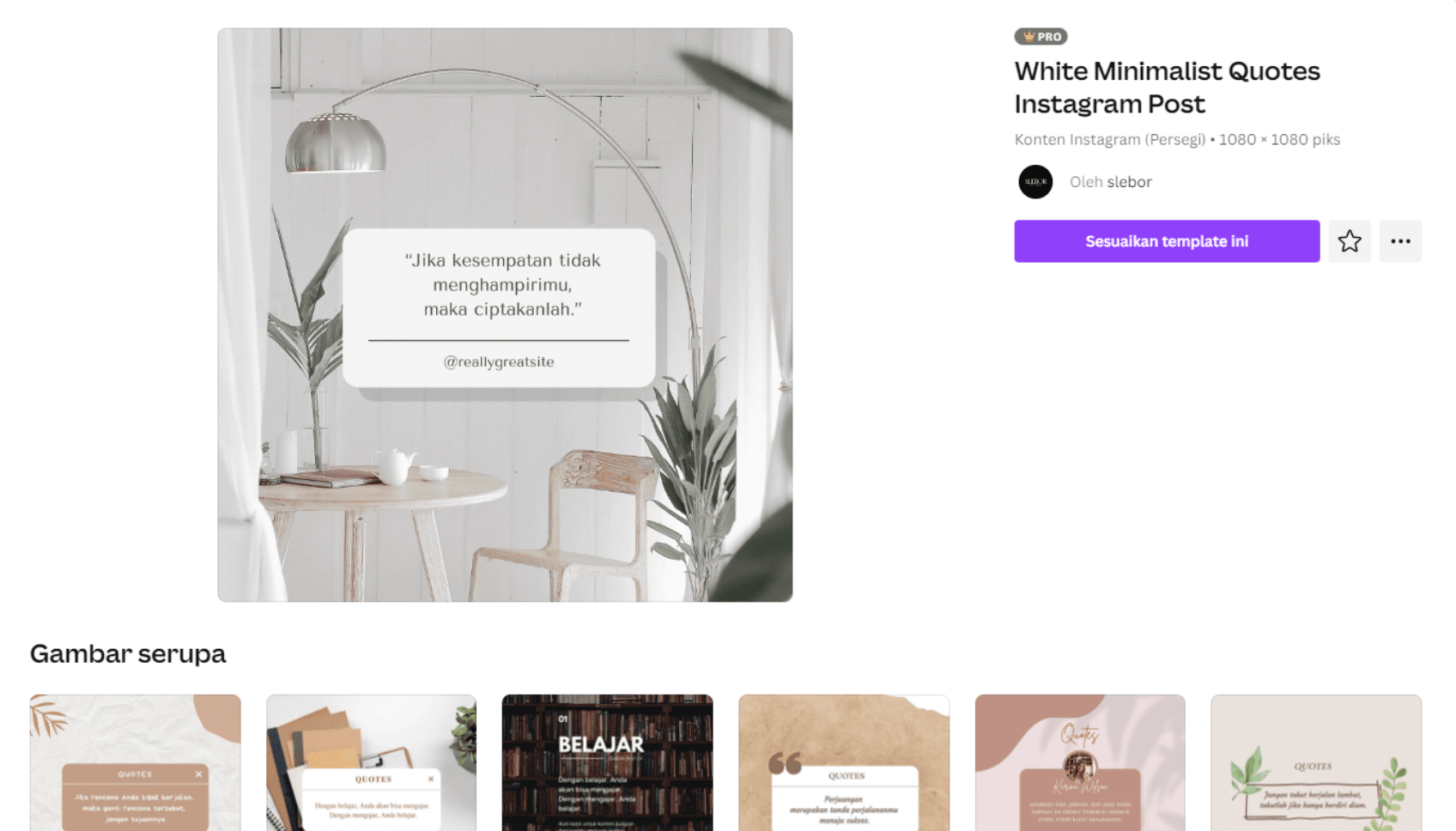 Yuk Membuat Desain Quote Cantik Gratis - Canva